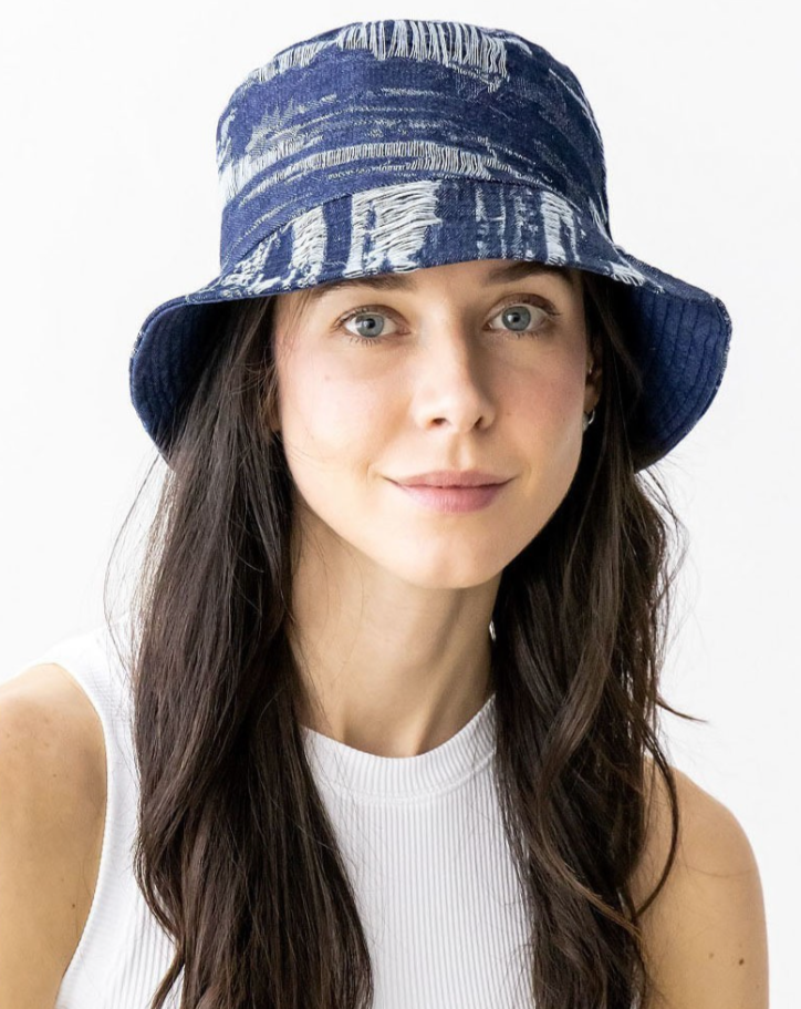 Women Bucket, Distressed Denim Hat, Women Accessories – UINTRIGUED,LLC